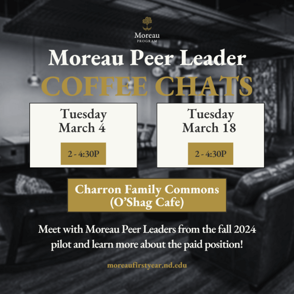 Moreau Peer Leadership Program | People | Moreau First-Year Seminar ...